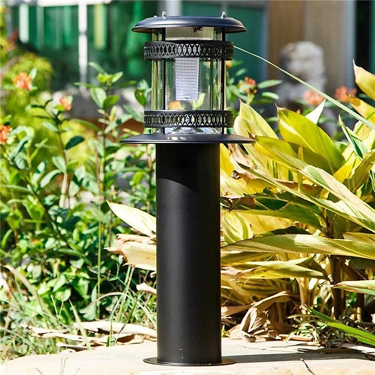 KLFJFD Solar Lights Outdoor,Modern Minimalist Courtyard Lamp,LED Waterproof Post Lights Outdoor Garden Solar Post Lamp,for Home Garden