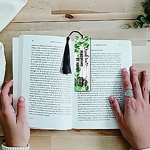 FIVE ELEPHANT Drink Tea Read Books Be Happy Funny Inspirational Bookmark, Funny Reader Gifts, Reading Gifts, Gift for Men and Women, Book Lover Writers Friends