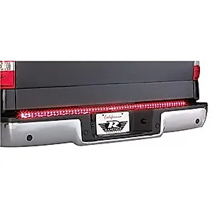 Rampage 60" LED Tailgate Light Bar | Superbrite LED 6 Function, Brake, Left/Right Turn Signals, Flasher/Running Lights, Reverse/Backup Lights, Black | 960136 | Universal Fit & Mounting