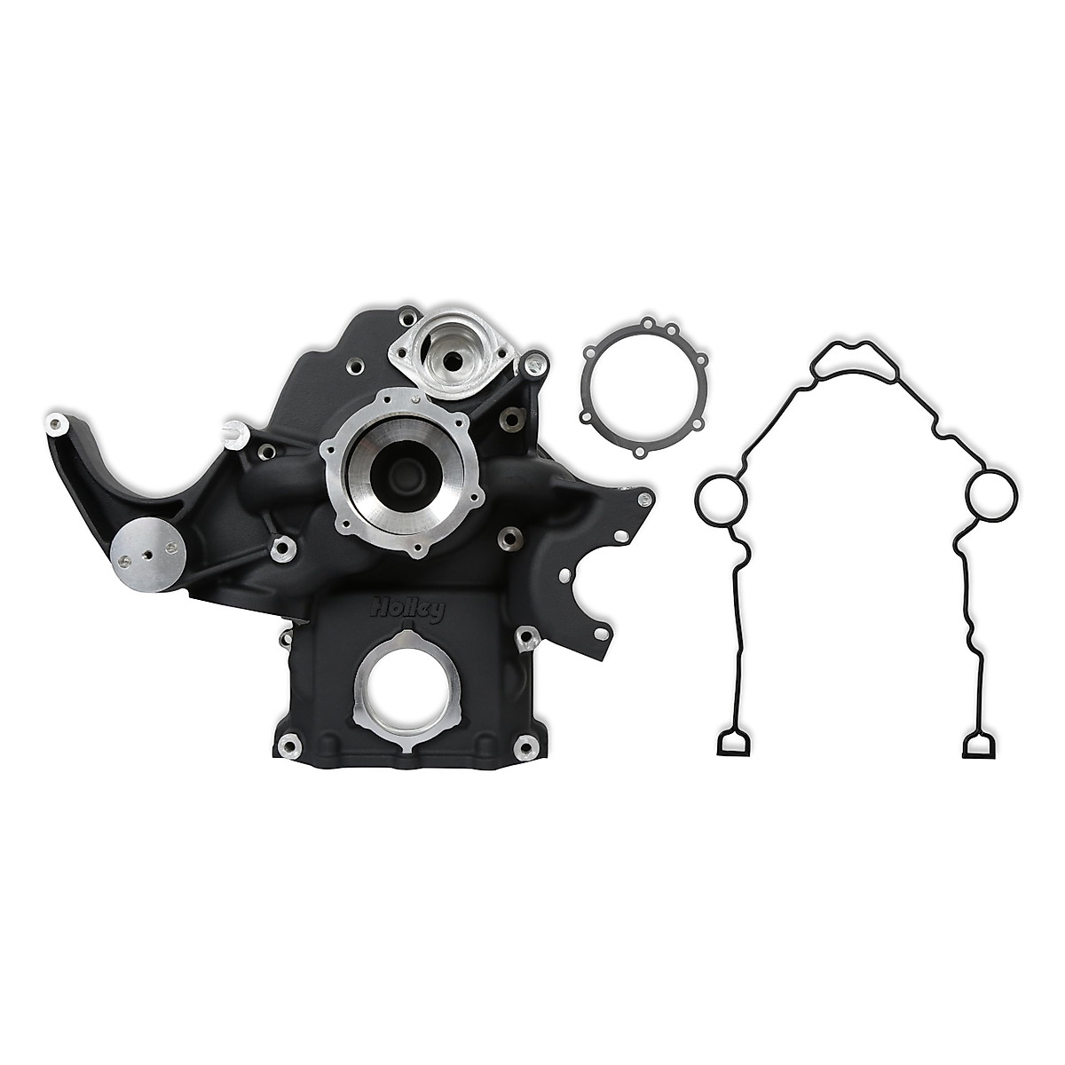 Holley 20-292BK Premium Mid-Mount Complete Accessory System - Black Finish