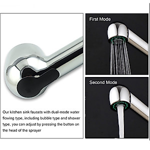 Kitchen Faucet Bathroom Tap 2 Modes Pull-Out Faucet Nozzle Sink Faucet Spray Head Sprayer Spout Setting Replacement Part