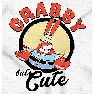 Brisco Brands Mr.Krabs Krabby But Cute Cartoon Football Romper Boy Girl