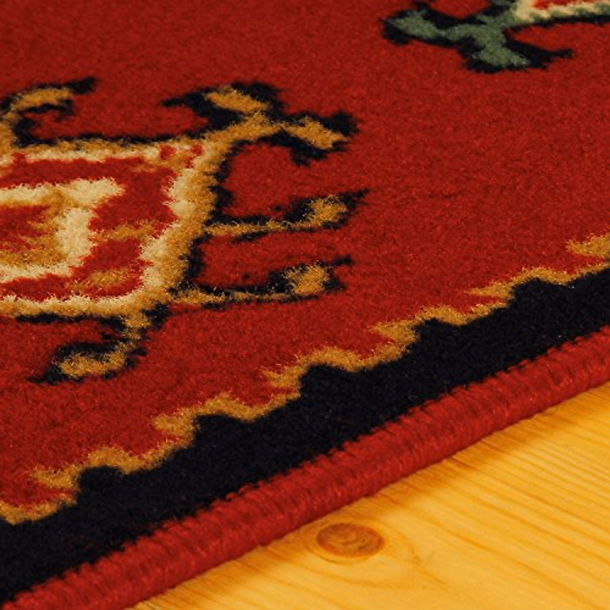 SUPERIOR Traditional Santa Fe Area Rug Collection (8 X10) - Red