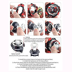 Battling Toys - Burst SuperKing Booster B-191 01 Dangerous Belial Starter Spinning Top Toy (B-191 01)