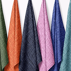 Connecting Threads 3 Yard Cut 100% American-Grown Cotton Pink Quilting Fabric 44" Wide by 3 yd for Quilting, Sewing and Crafts (Faux Tweed Tonals, Carnation)