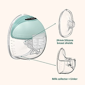 MomMed Milk Collector Compatible with MomMed S18/S21 Wearable Breast Pump, Breast Pump Accessories, MomMed Pump S18/S21 Parts Replace