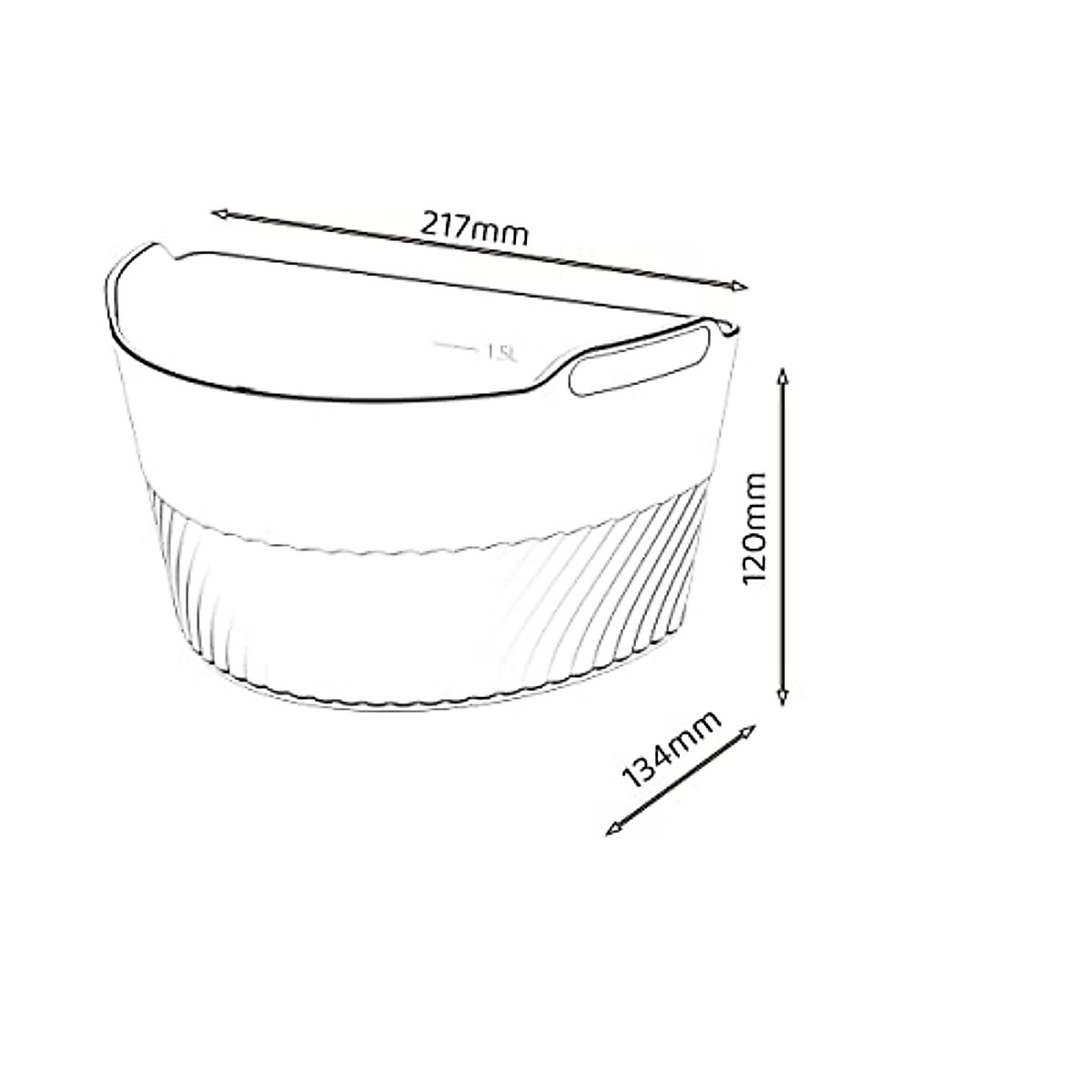 Reusable Slow Cooker Divider Crock pot divider silicon insert Foldable 3-8 Quart Silicone Slow Cooker liners Slow Cooker Liners Blue+Grey