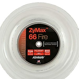 ASHAWAY ZyMax 62 Fire Badminton String Reel-Ivory White