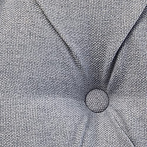 Christopher Knight Home Scarlett Fabric Ottoman Bench, Light Grey 17.25”D x 41.00”W x 16.75”H