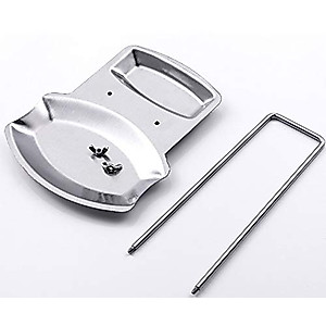 Lawei 3 Pack Lid and Spoon Rest - Pot Lid Holders Stainless Steel Pan Lid Organizer for Pots Pans Spoons