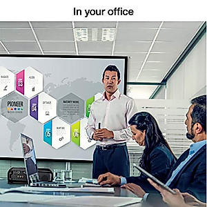 Epson Pro EX10000 3-Chip 3LCD Full HD 1080p (1) Wireless Laser Projector, 4,500 Lumens Color Brightness, 4,500 Lumens White Brightness, Miracast, 2 HDMI Ports, Built-in 16W Speaker, Laser Light Source