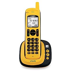 VTech DS6161w DECT 6.0 Rugged Waterproof Cordless Phone with Bluetooth® Connect to Cell™, 1 Handset