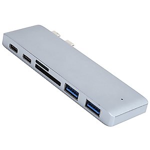 wendeekun USB 3.0 TypeC Adapter,TypeC Docking Station Hub,Multiport Adapter with Memory Card Storage Card Reader Slot for MacBook ProAir 2020.