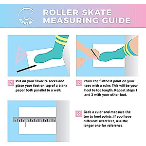 C7skate Roller Skate The Summer I Turned Pretty Summer Sunset, Size 5