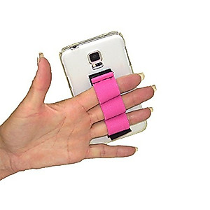 LAZY-HANDS 3-Loop Phone Grip - FITS Most - Pink