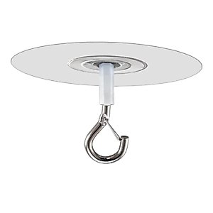 Generic 1PCS Self-Adhesive Ceiling Hook,Wall Hooks Plants Holder Multifunctional Ceiling Hook Transparent Metal Hook, AM0XEB0K9AVUS