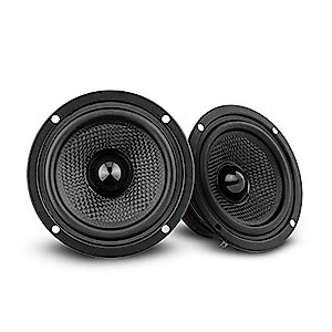 DS18 ZXI-354 3.5" Full Range Car Audio Speaker Upgrade with Kevlar Cone 120 Watts 4 Ohm Horn Woofer - Pair of 3.5 Speakers (2 Speakers)