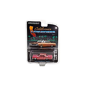 1964 Chevy Impala, Gypsy Rose Pink - Greenlight 63010A/48-1/64 Scale Diecast Model Toy Car