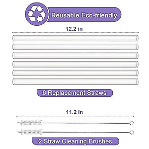 40oz Stanley Cup Accessories Set: 6 Pcs Extra Long Reusable Straws, H2.0 Silicone Spill Proof Stopper 3 Set, 2pcs 40oz Stanley H2.0 Tumbler Lid Spill Proof Splash Resistant Replacement Covers (Green)