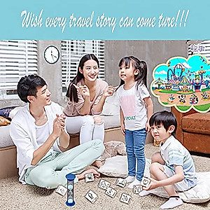 SQBELL Happy Story 9 Cubes Bundle Sets Roll Cubes - A Happy Trip and Challenge of Words and Stories, 4 Models dice 54 Images Unlimited Stories Combination Story Dice Game Set Imaginative Play for Kids