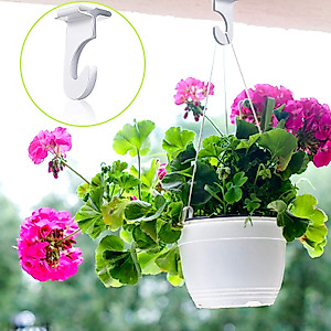 10 Pieces Drop Ceiling Hooks Metal Drop-Ceiling T-Bars One-Piece Ceiling Grid Clips Suspended Ceiling Hooks for Hanging Plants Decorations, Holds up to 20 lbs