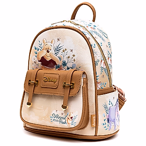 Wondapop Winnie the Pooh 11" Vegan Leather Fashion Mini Backpack