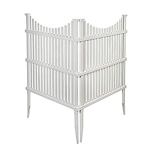 Enclo Privacy Screens ZP19036 Huntersville Privacy Screen, White & TERRO T800 Garbage Guard Trash Can Insect Killer - Kills Flies, Maggots, Roaches, Beetles, and Other Insects