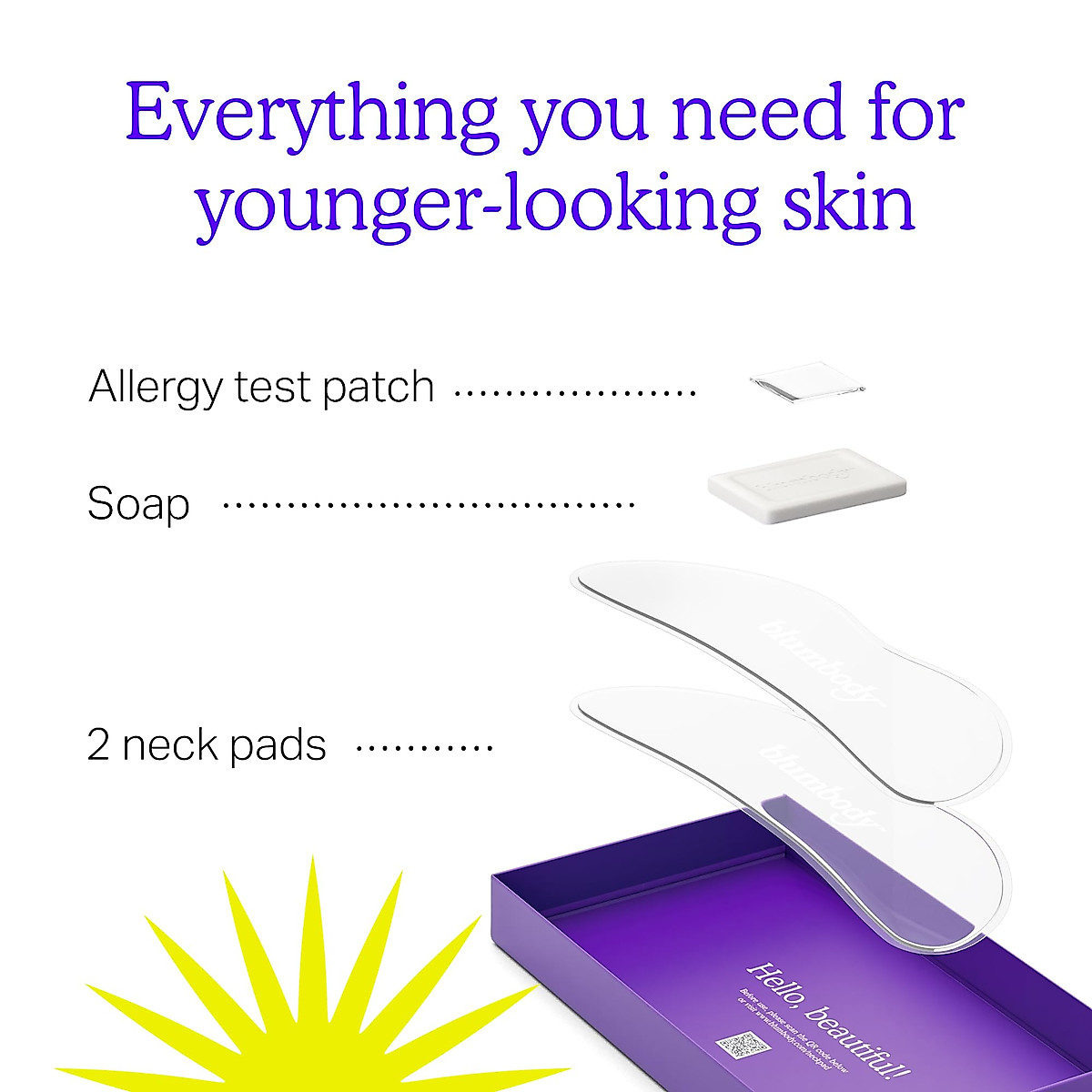 Neck Wrinkle Patches - Advanced Anti Aging Neck Wrinkle Pads for More Visible Skin Firming & Neck Tightening - Overnight Reusable Silicone Wrinkle Patches - Crepe Erase & Neck Lift (1-mo Supply)