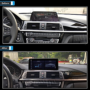 PEMP for BMW F30 F48 F39 NBT EVO Android 13 10.25" 1920x720 Screen, Qualcomm 8core 4G+64GB CarPlay Android Auto Monitor, for BMW 3 Series X1 X2 (2017-2019) NBT EVO ID6