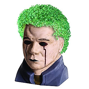 Chia Pet Michael Myers with Seed Pack, Decorative Pottery Planter, Easy to Do and Fun to Grow, Novelty Gift, Perfect for Any Occasion