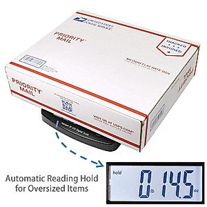 Horizon SF-550 55 LB x 0.1 OZ Digital Postal Shipping Scale with Counting Function, Auto Read Hold, 1 Gram Accuracy