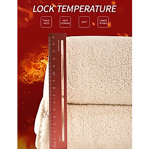 Gihuo Men's Warm Crewneck Sweatshirt Winter Sherpa Lined Fleece Sweatshirt Athletic Pullover Tops Loungewear (Black, XL)