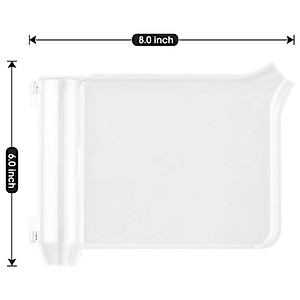 Medarchitect Right Hand Pill Counting Tray with Spatula (White - Wood Handle)
