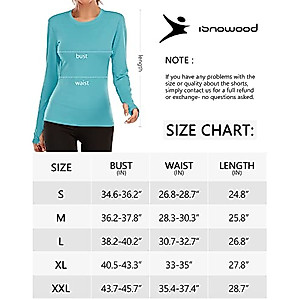 Womens Long Sleeve UV Sun Protection Shirts Thumbhole Athletic Running Workout Tee Tops UPF 50+