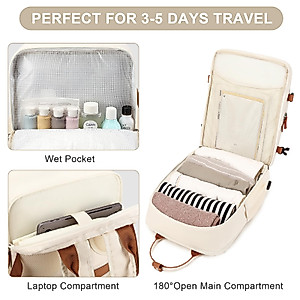 ACESAK Large Travel Backpack for Women Men - 40L Carry On Backpack Airline Approved Personal Item Bag for 15.6 Inch Laptop Backpack, Hiking Waterproof Outdoor Sports Casual Daypack Travel Essentials