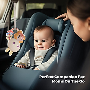 Evoceler Baby Toys 0-3-6-12 Months, 10 Pcs Baby Rattles and Teethers 0-3 0-6 6 to 12 Months, Easy to Grasp Teething Toys, BPA Free Newborn Toys, Baby Boy Girl Gifts, Baby Shower Gifts with Storage Box