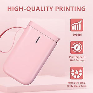 NIIMBOT Label Maker Machine with Tape, D11 Wireless Bluetooth Connection Portable Printer Mini Label Makers with Multiple Templates Easy to Use Office Home Organization USB Rechargeable