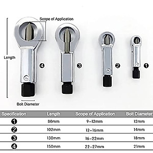 JoyTube Heavy Duty Metal Nut Splitter Set Bolt Buster Cracker Breaker Tool Broken Damaged Corroded Screw Nut Removal Splitting Extractor Kits