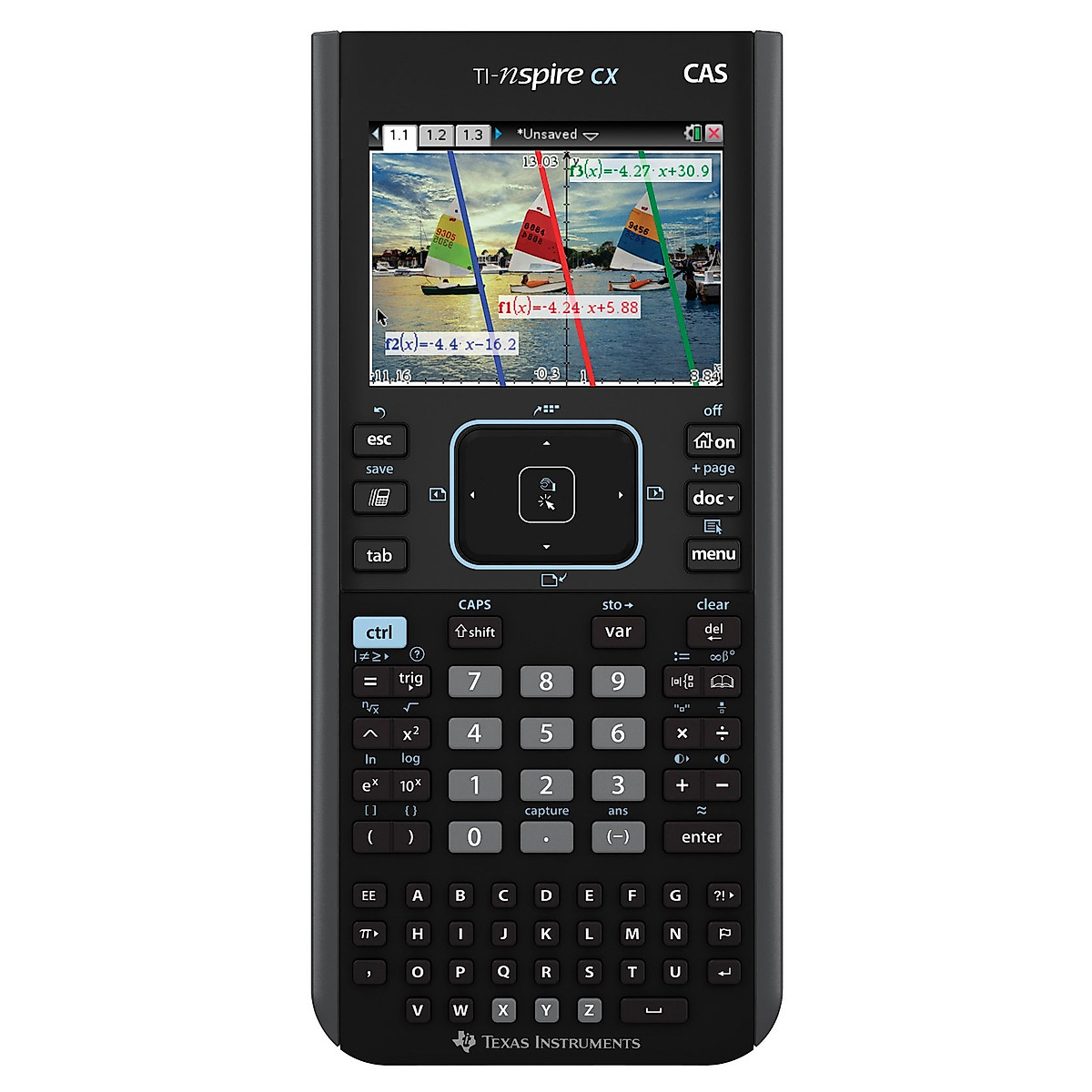 Texas Instruments TI Nspire CX CAS Graphing Calculator (Certified Renewed)