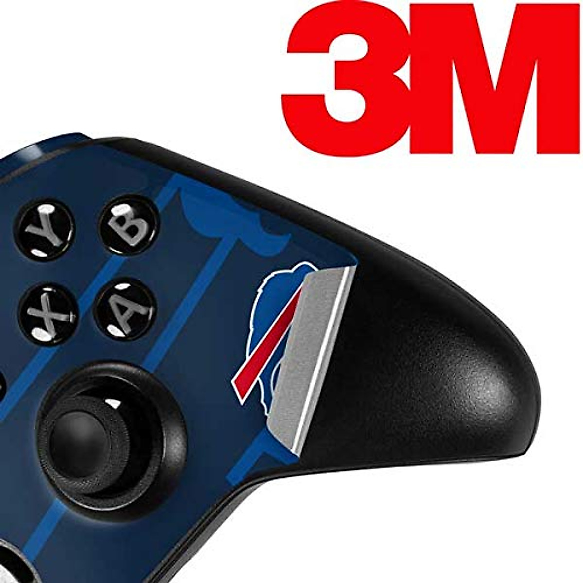 Skinit Decal Gaming Skin compatible with Xbox One Elite Controller - Officially Licensed NFL Buffalo Bills Double Vision Design