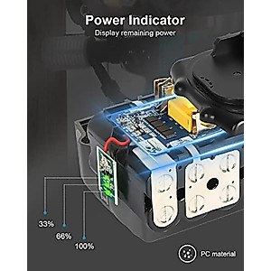 Aoasur 6.0Ah Replacement for Makita 18V Battery 2Packs,Compatible with Makita Battery18V