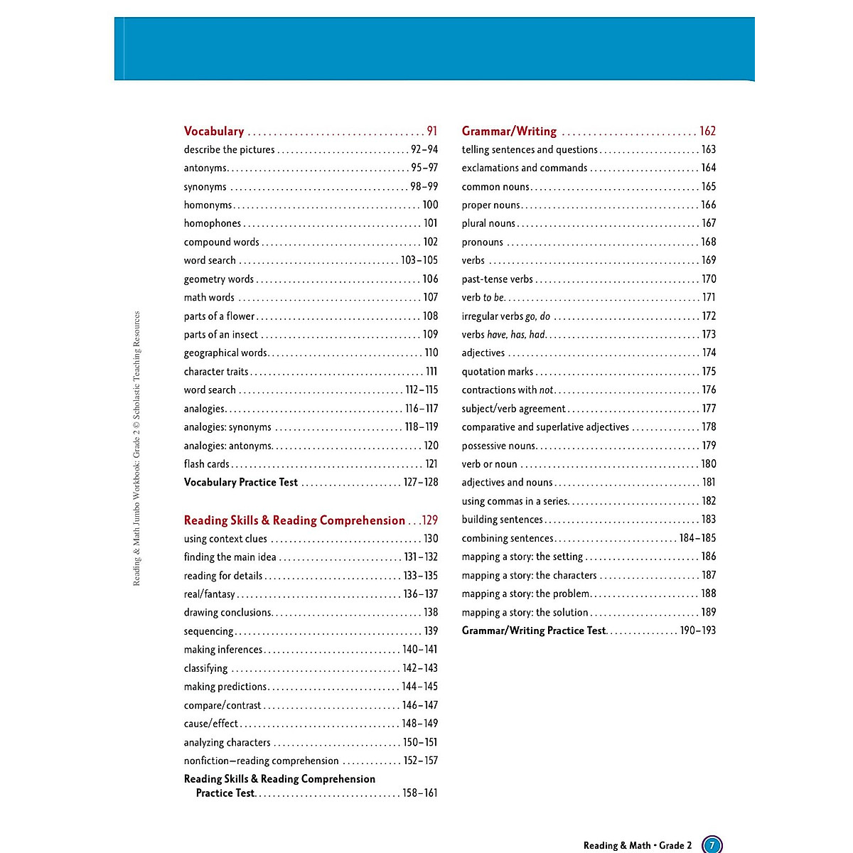 Scholastic Success with Reading and Math Jumbo Workbook
