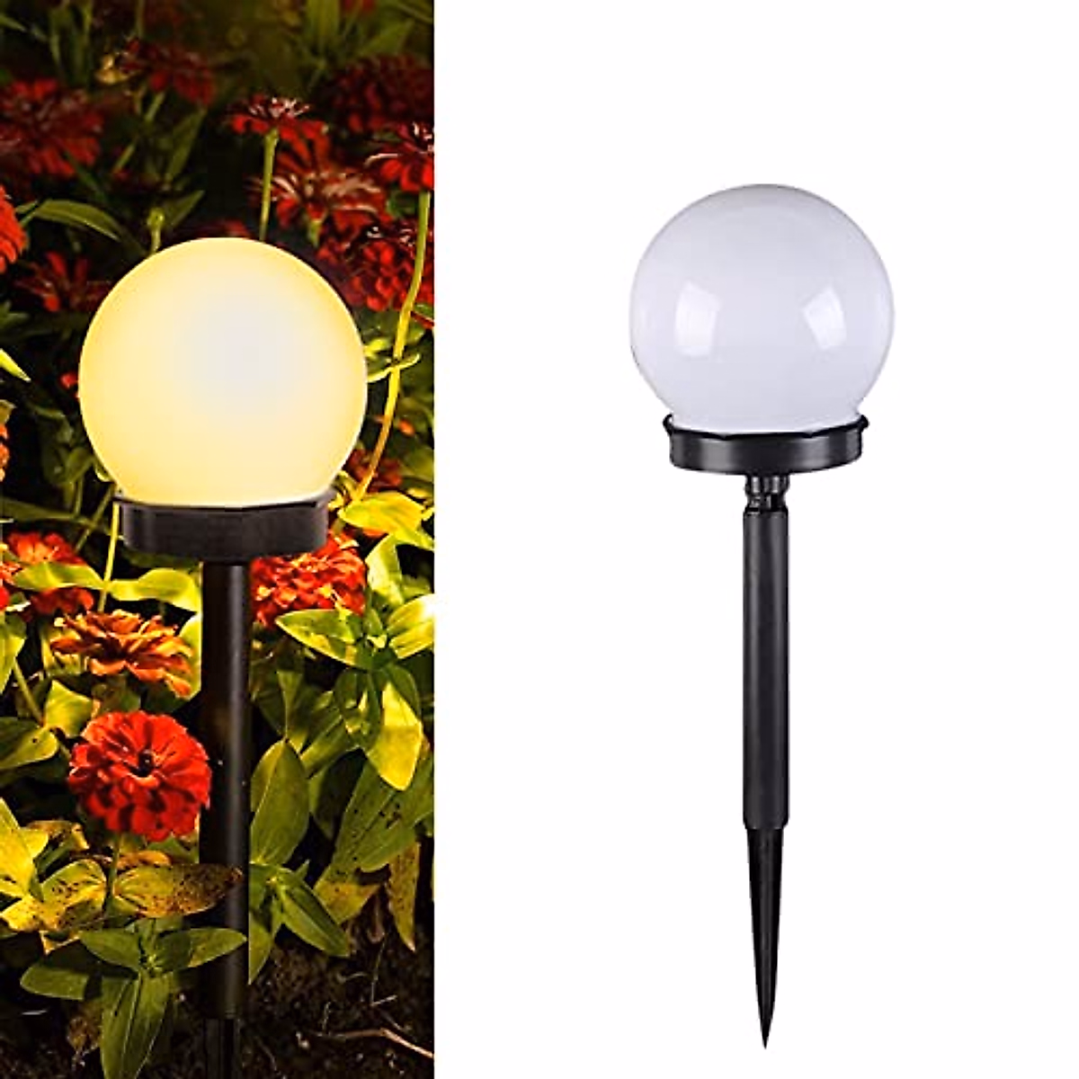 OUSIKA Spot Lights Outdoor Solar Garden Light Waterproof LED Bulb Pathway Landscape Light Home Yard Patio Driveway Lawn Light Outdoor Camping Lights Spotlights