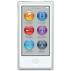 M-Player iPod Nano 7th Generation 16gb Purple (Generic Headset and Charging Cord) Packaged in Plain White Box
