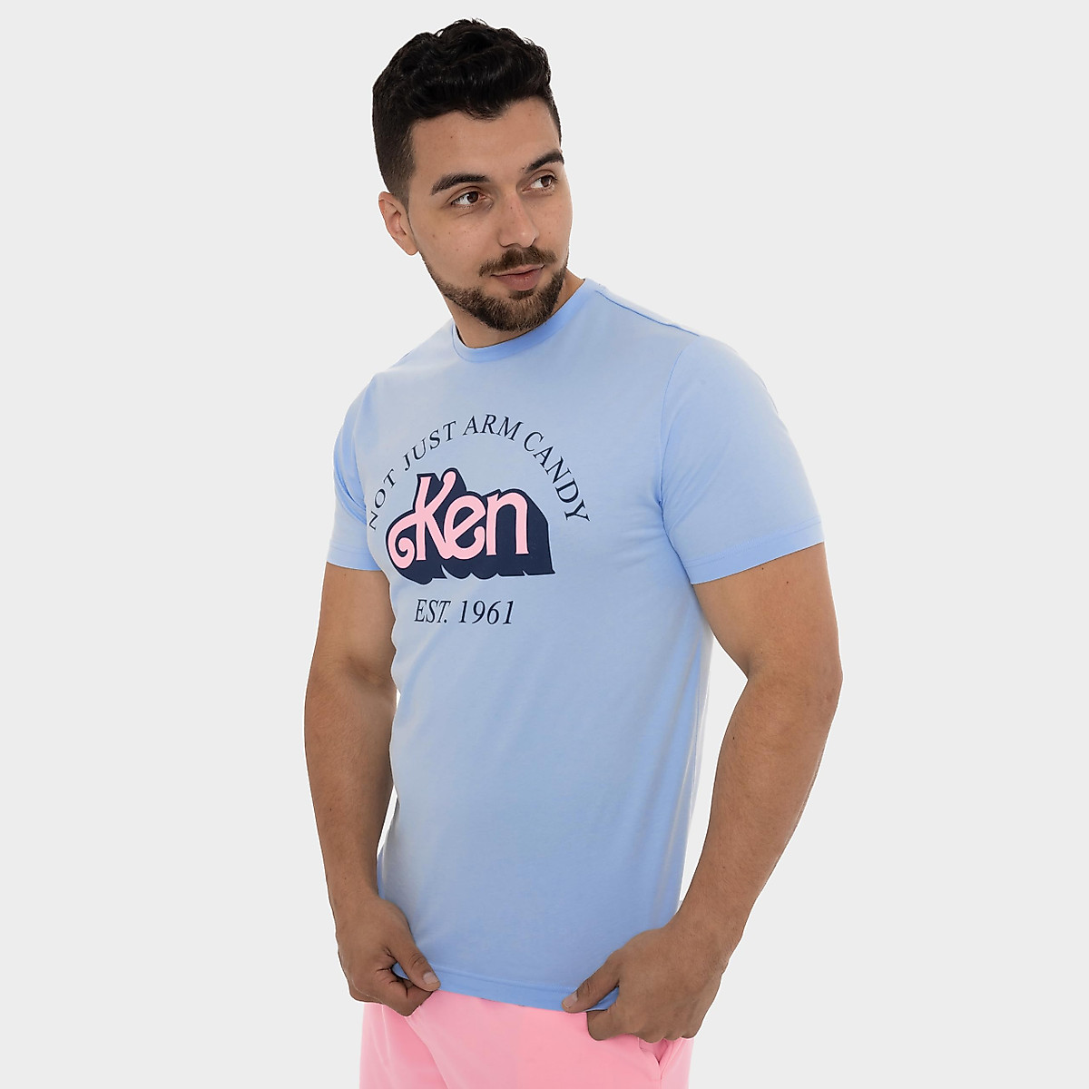 Barbie T-shirt Mens | Mens’ Ken Tee Shirt | Ken Cotton Tshirts for Men | Blue S