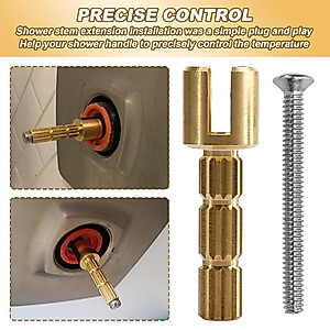 for Pfister 970-0770 Plumbing-Equipment Replacement Shower Valve Extender Faucet Handle Stem 2Pcs