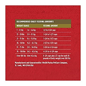 Purina ONE Dry Dog Food Lamb and Rice Formula - 16.5 lb. Bag