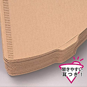 HARIO VCF-02-100M Paper Filter for V60, 06.6 ft (02 m), For 1-4 Cups, 200 Sheets