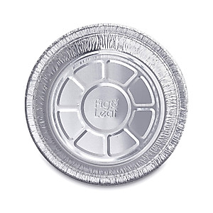 (45 Pack) Premium 9-Inch Round Foil Pans with Board Lids l Heavy Duty l Disposable Aluminum Tin for Roasting, Baking, or Cooking