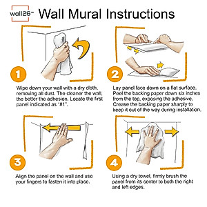 wall26 Removable Wall Sticker/Wall Mural - Spa Stones in Garden with Flow Water | Creative Window View Home Decor/Wall Decor - 24"x32"